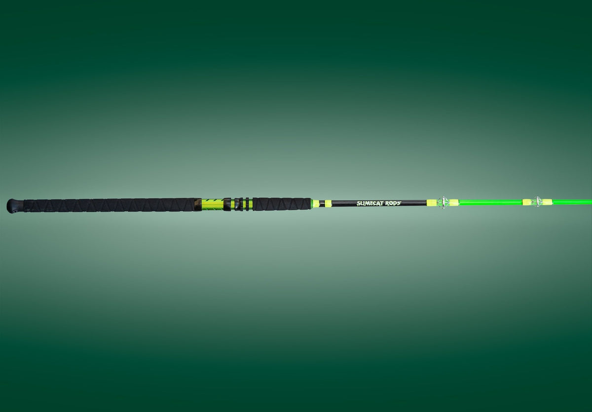Green Casting Rods with New V2 reel seat – SlimeCat Rods