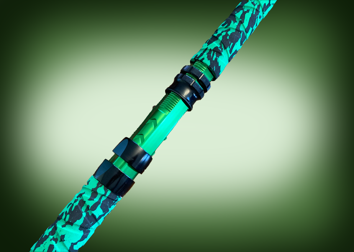 Green Camo Handle XMH Spinning – SlimeCat Rods